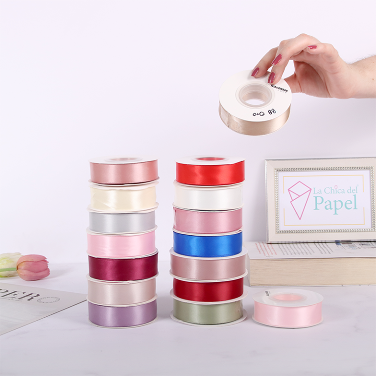 LISTÓN DE SATÍN EN ROLLO DE 18 METROS