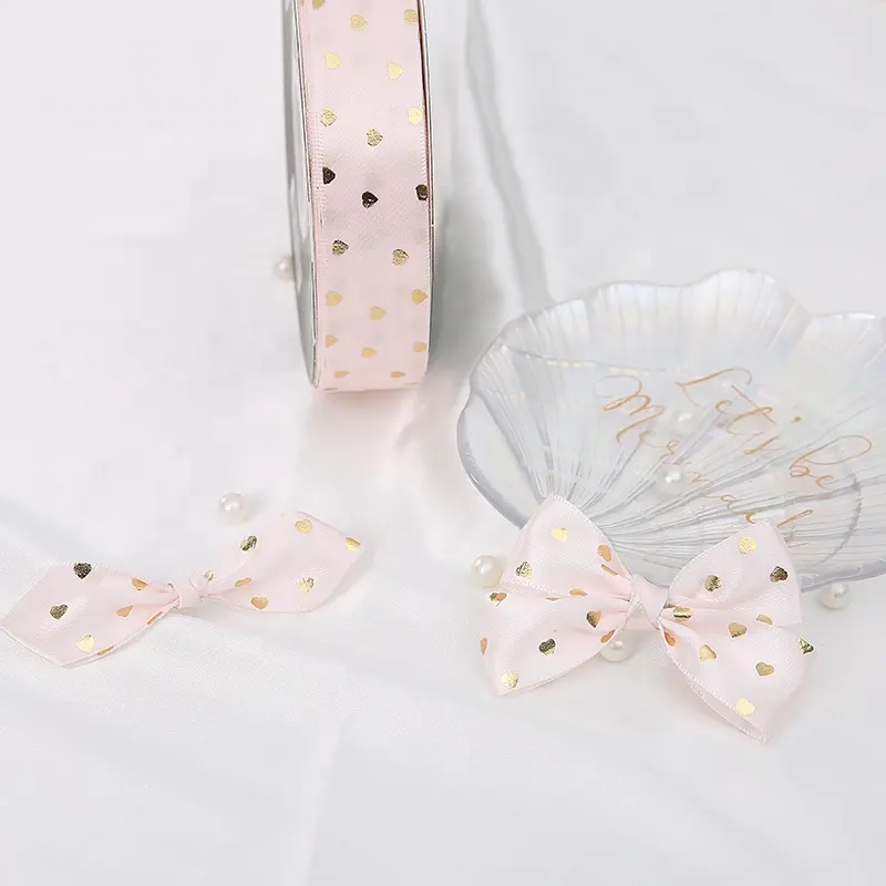 LISTON DE POLIESTER EN ROLLO CORAZONES