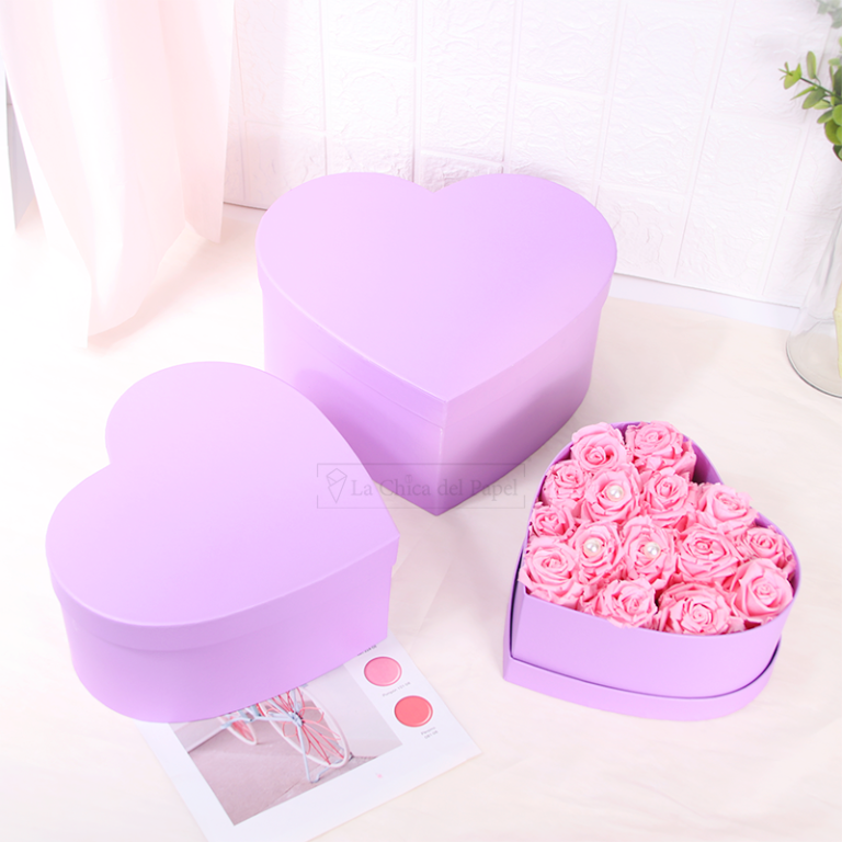 CAJAS EN FORMA DE CORAZON SAN VALENTIN