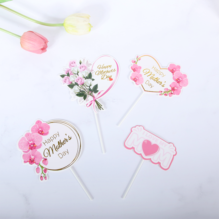CAKE TOPPERS PARA RAMOS DE FLORES