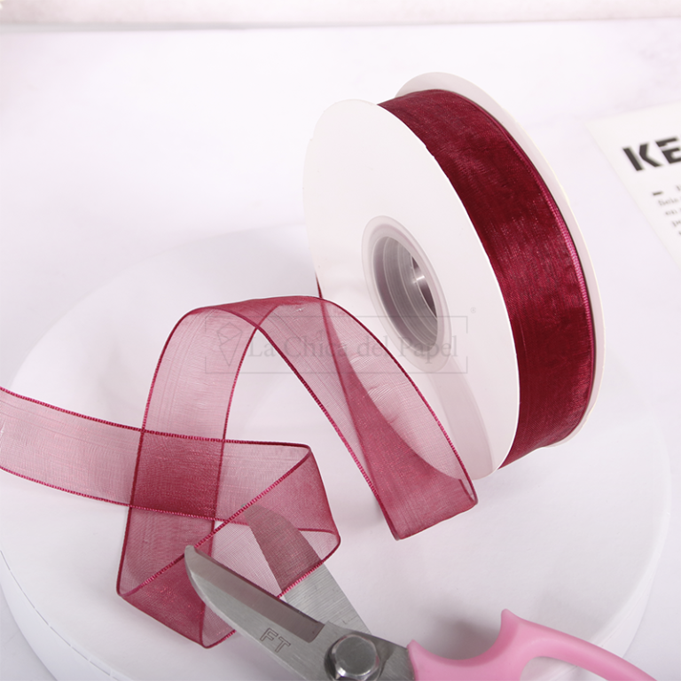 HERMOSO LISTÓN ORGANZA 2.5 CM