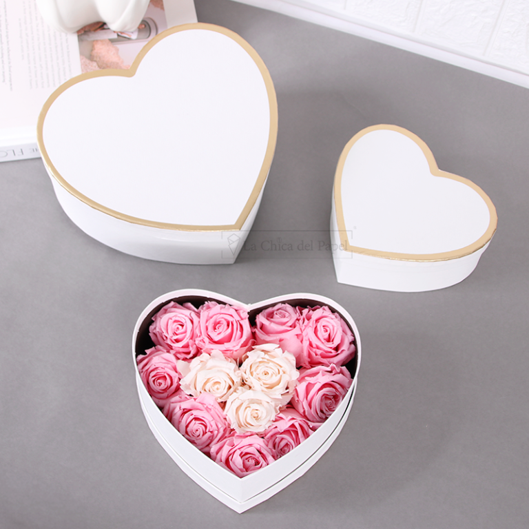 SET DE 3 CAJAS EN FORMA DE CORAZÓN