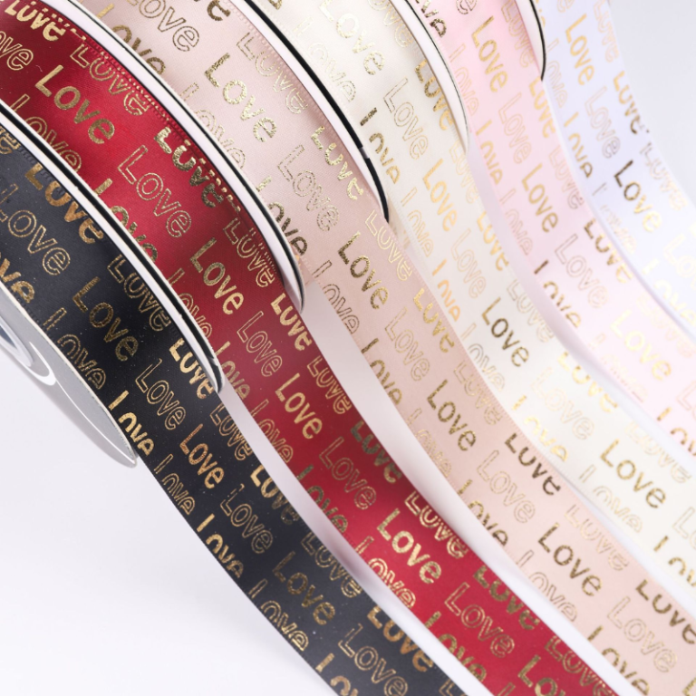 LISTON SATIN FRASE LOVE