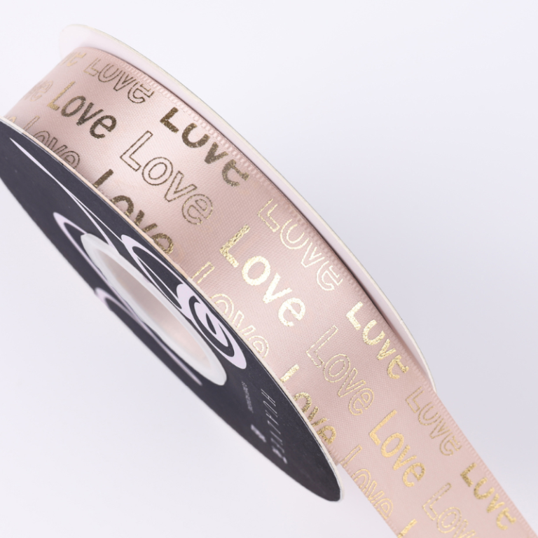 LISTON SATIN FRASE LOVE